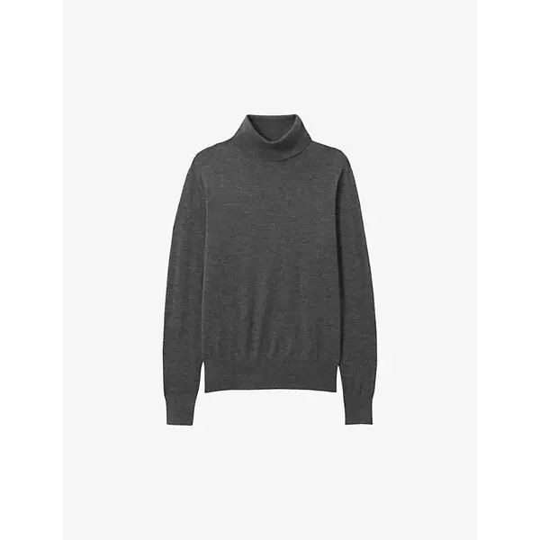 REISS Macy Wool Turtleneck Jumper