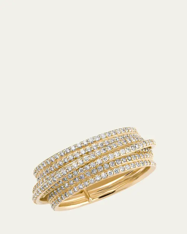 Lana Jewelry 14k Yellow Diamond Statement Ring - Gold