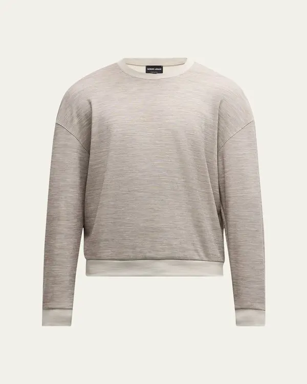 Giorgio Armani Pique Wool-blend Sweater