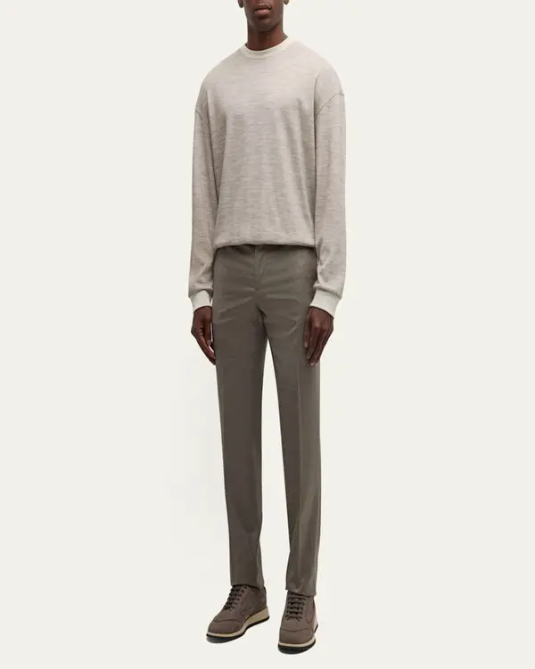 Giorgio Armani Pique Wool-blend Sweater