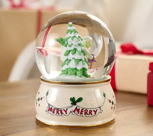 LENOX 5.5' Licensed Holiday Character Snow Globe