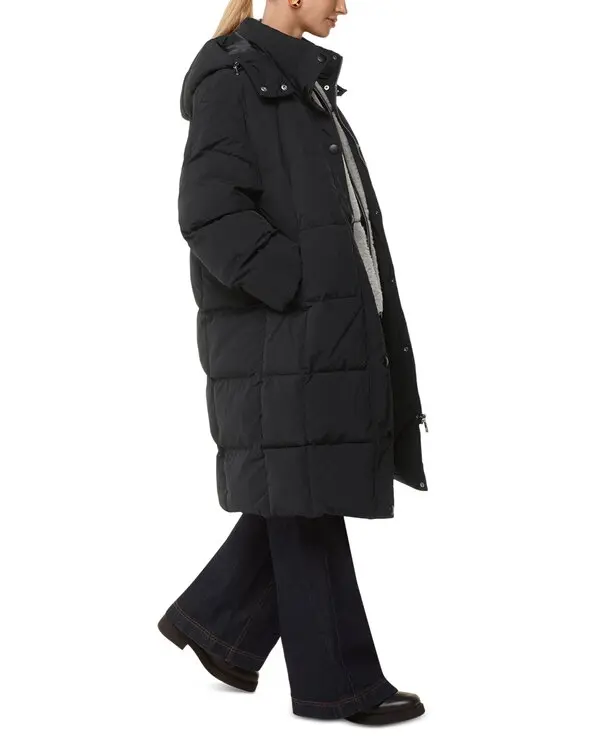 Whistles Una Puffer Coat - Black