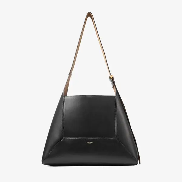 JIMMY CHOO Diamond Hobo Medium Shoulder Bag - Black