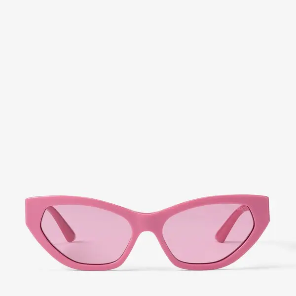 JIMMY CHOO Leyla Cat Eye Sunglasses - Candy Pink