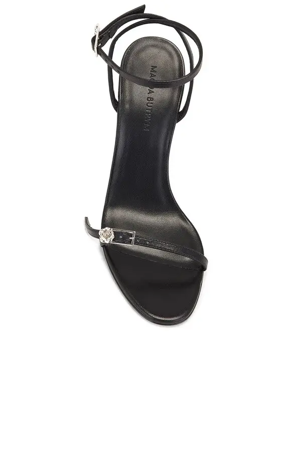 Magda Butrym Ankle Strap Sandal - Black