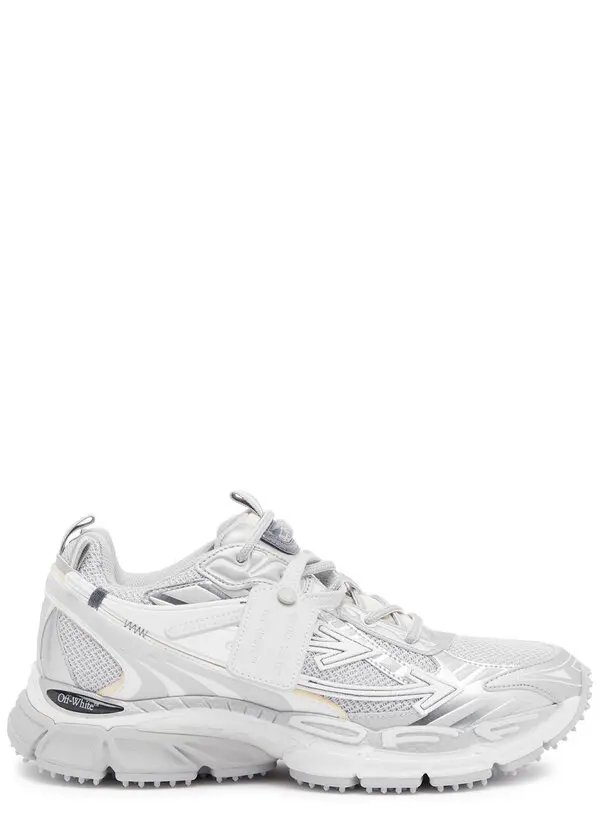 Off-White Panelled Mesh Lace-up Sneakers