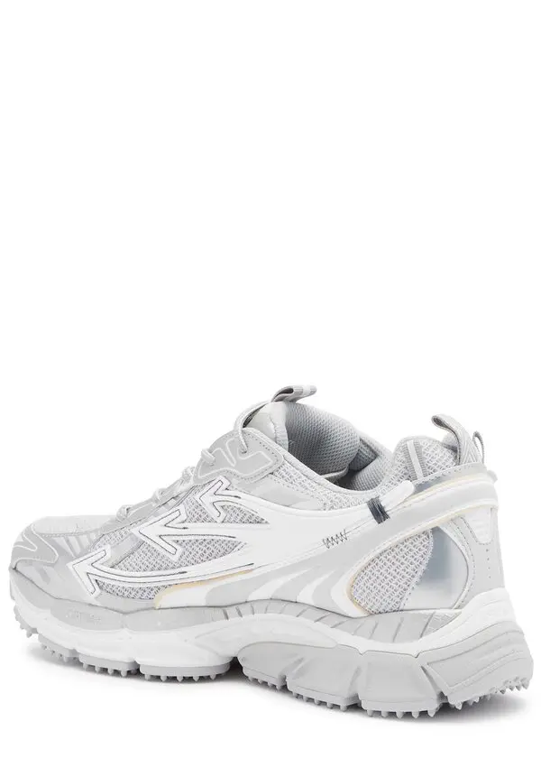 Off-White Panelled Mesh Lace-up Sneakers