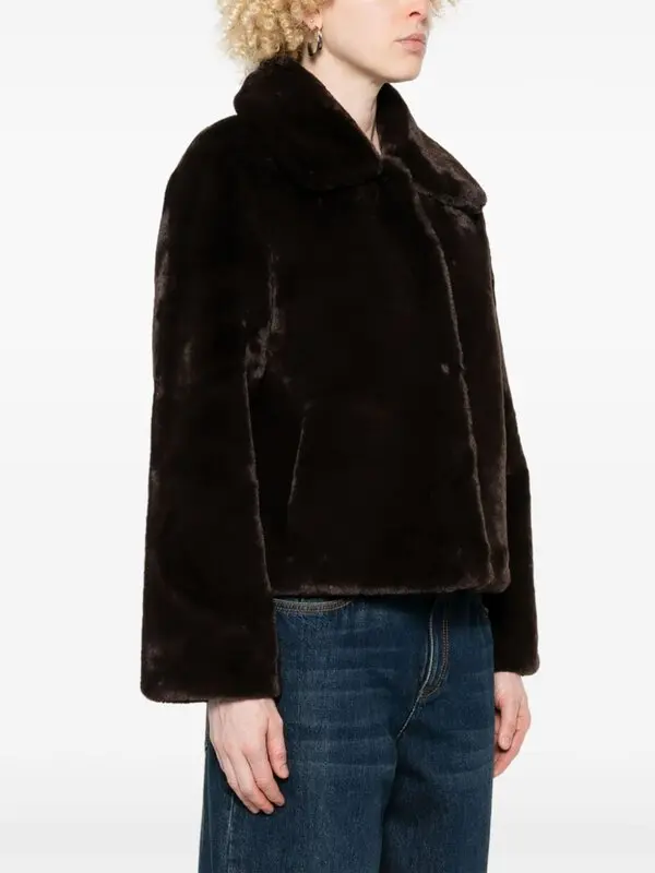 Apparis Elis Faux Fur Jacket - Brown