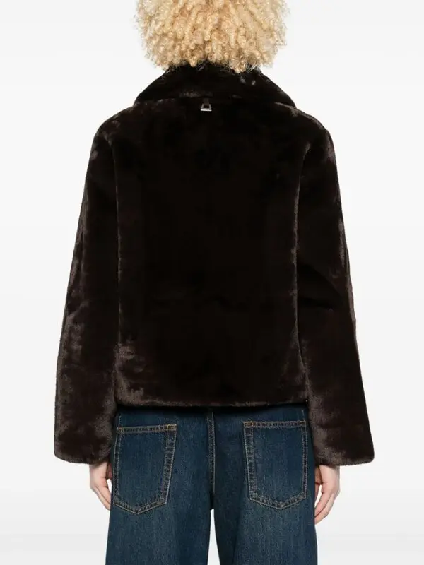 Apparis Elis Faux Fur Jacket - Brown