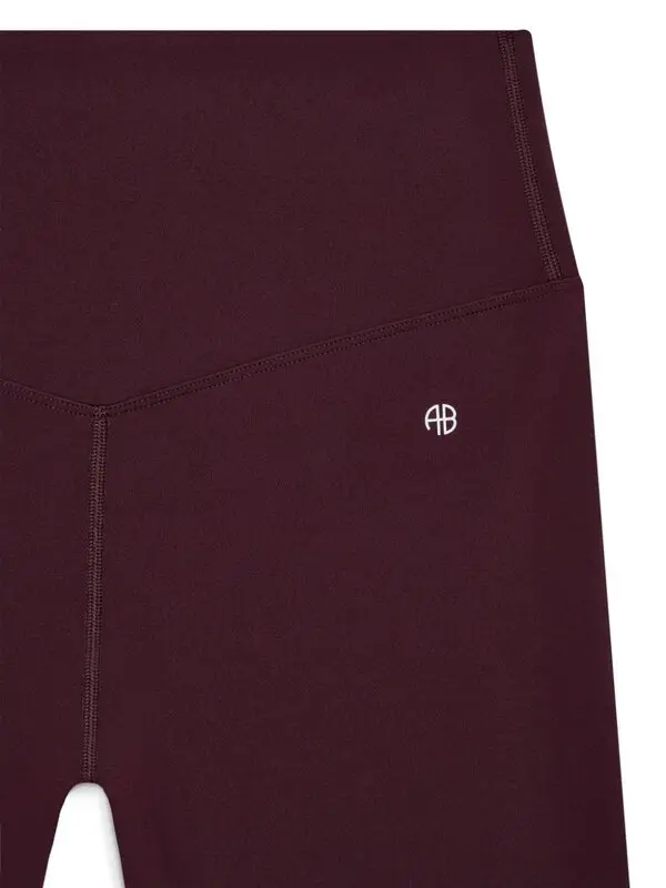 ANINE BING Logo-plaque Shorts