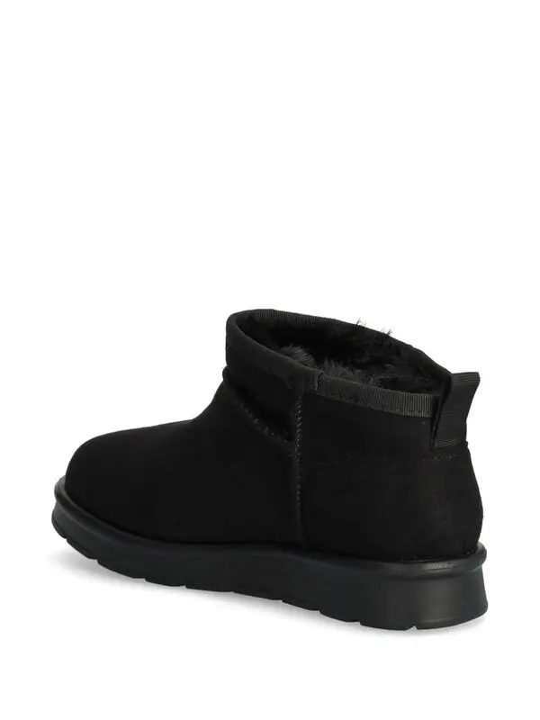 Moschino Logo-patch Boots - Black