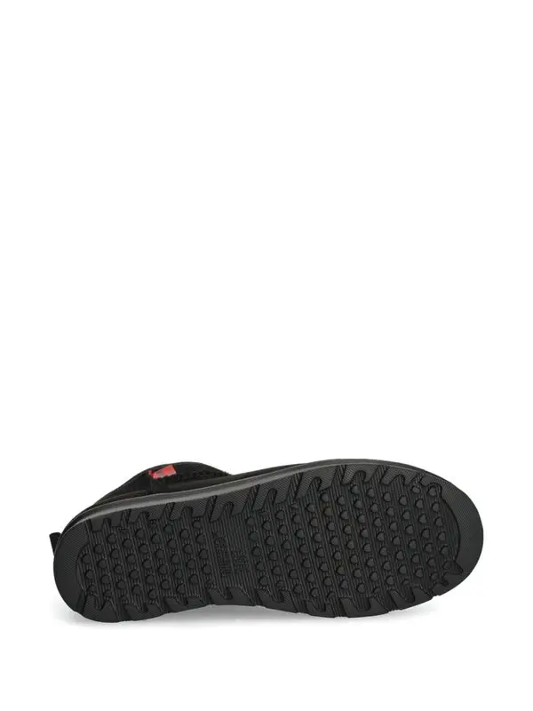 Moschino Logo-patch Boots - Black