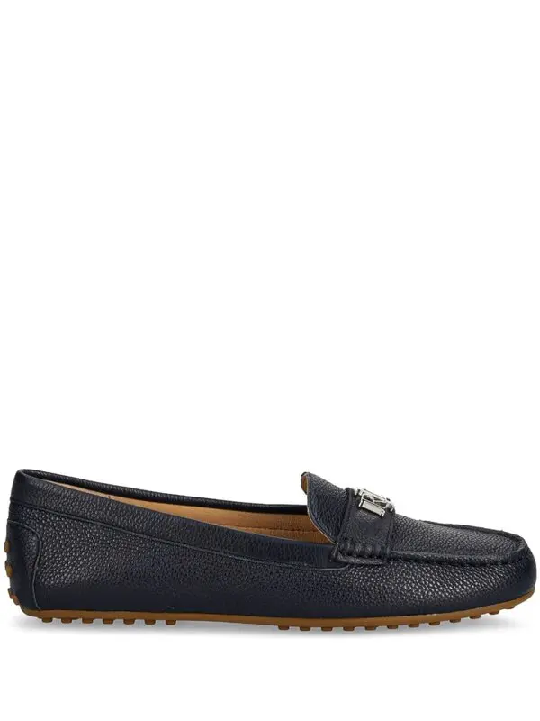 Ralph Lauren Barnsbury Leather Driving Shoes - Blue