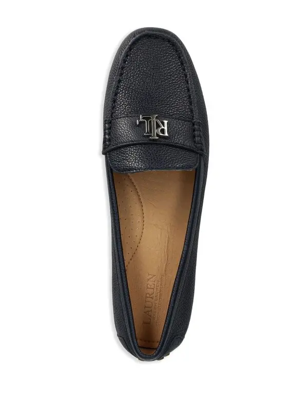 Ralph Lauren Barnsbury Leather Driving Shoes - Blue