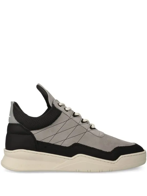 Filling Pieces Logo-embroidered Sneakers - Grey