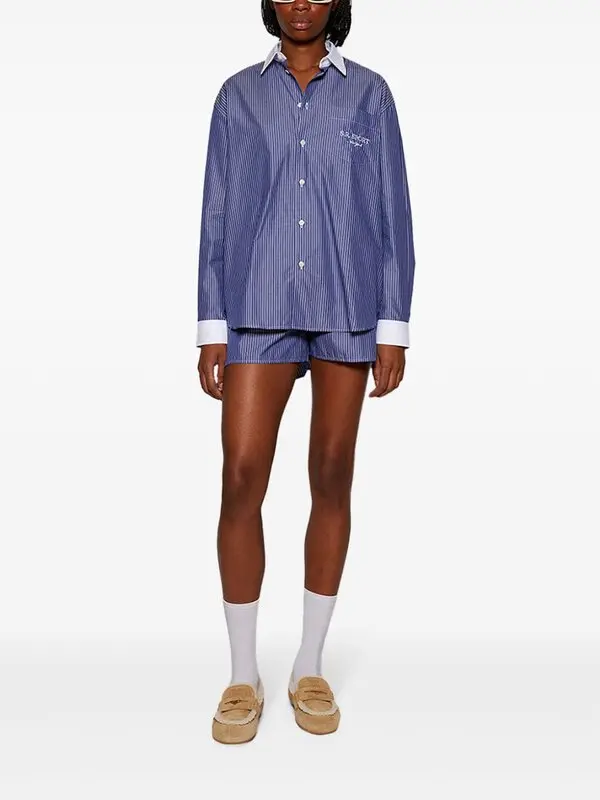 SPORTY & RICH Striped Shirt