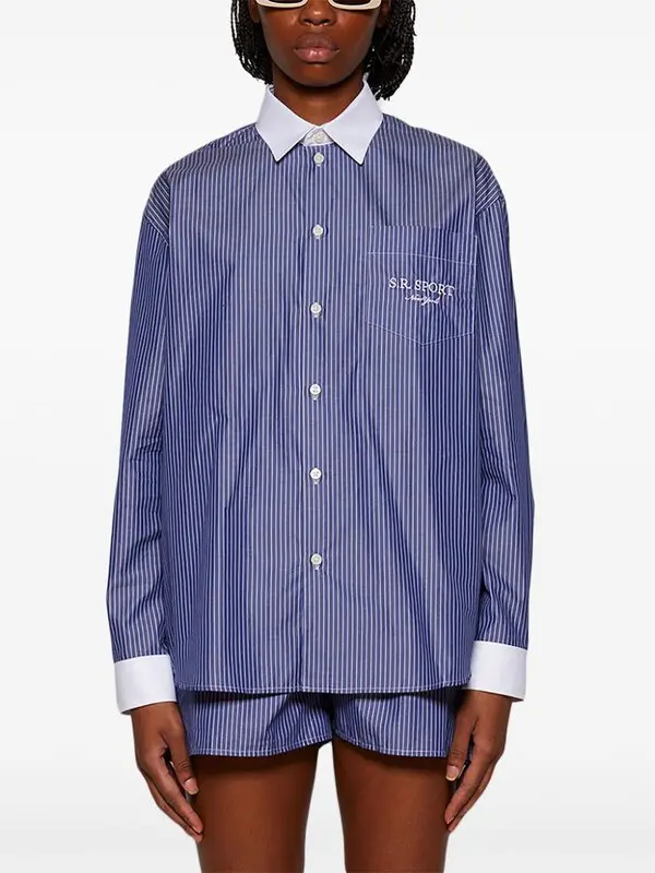 SPORTY & RICH Striped Shirt