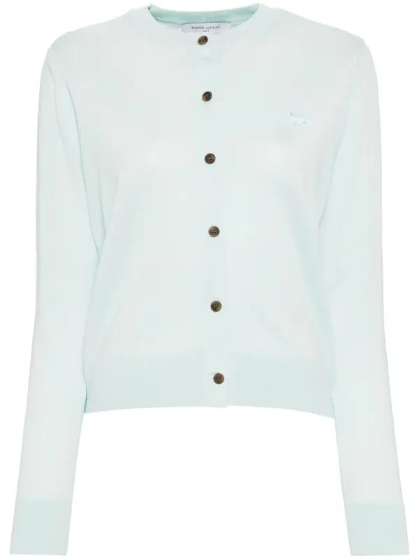 Maison Kitsuné Baby Fox Cardigan - Blue