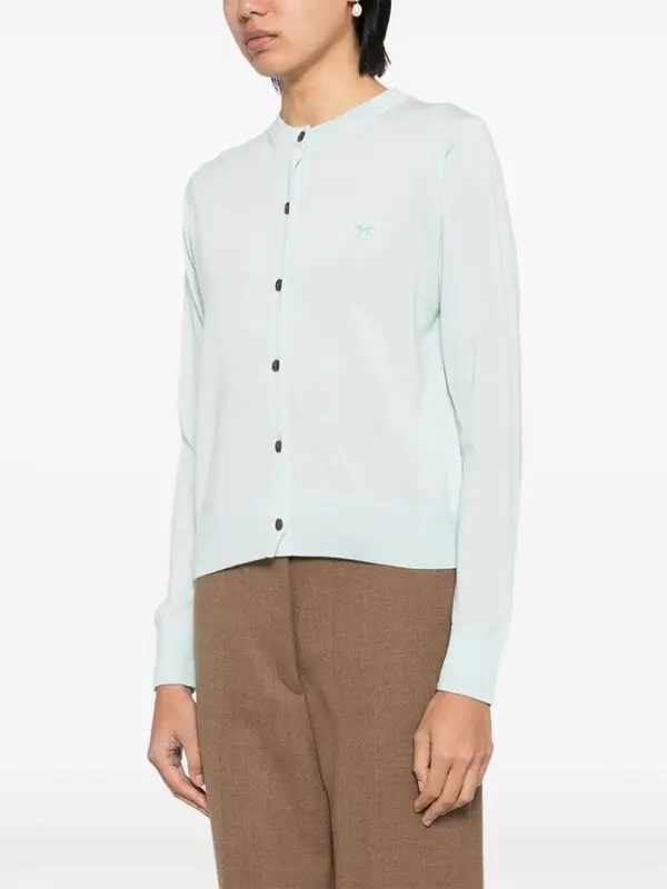 Maison Kitsuné Baby Fox Cardigan - Blue