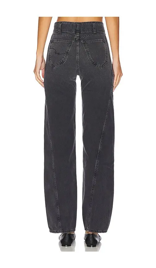 Free People Aster Straight-leg Jeans - Asteroid