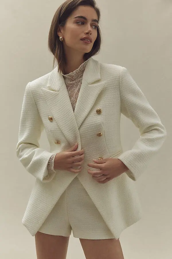 Endless Rose Tweed Blazer Jacket
