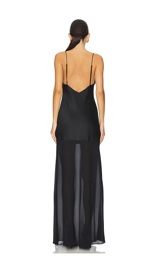 SEROYA Vienna Satin Maxi Dress