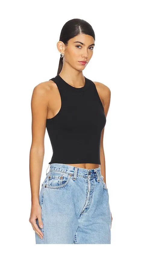 Sold Out NYC The Cropped Not So Basic Tank - Black