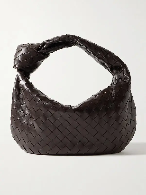 Bottega Veneta Jodie Small Intrecciato Leather Tote - Brown