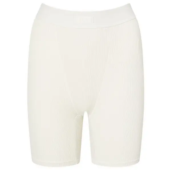 SKIMS Cotton Rib Boxer - Bone