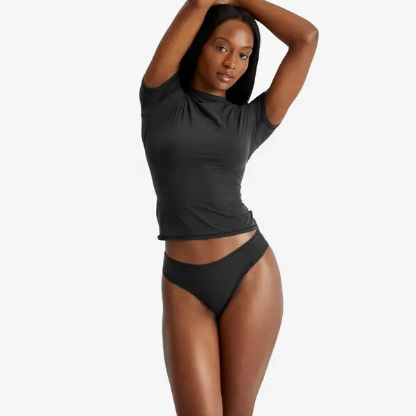 SKIMS Fits Everybody Thong - Onyx