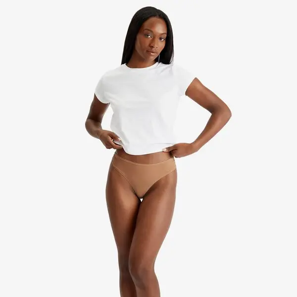 SKIMS Fits Everybody Thong - Sienna