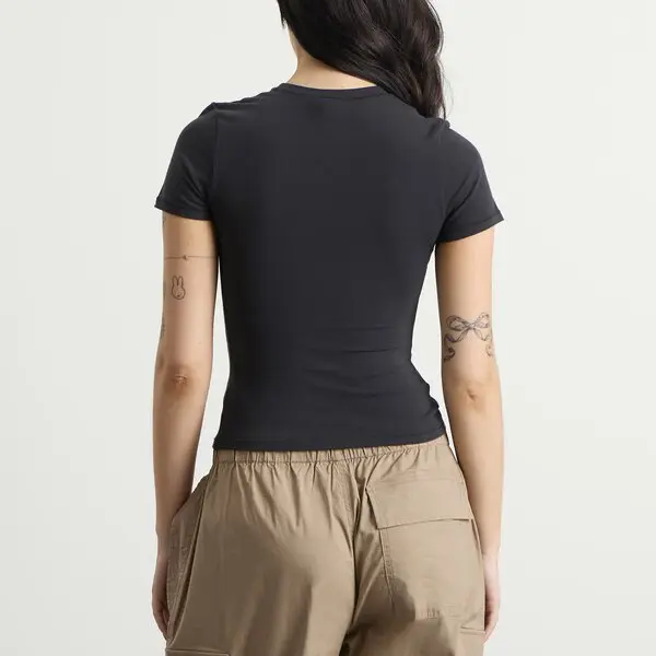 SKIMS Cotton Jersey T-shirt - Soot