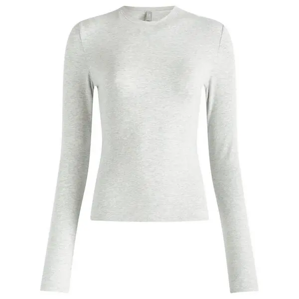 SKIMS Cotton Jersey Long Sleeve T-shirt