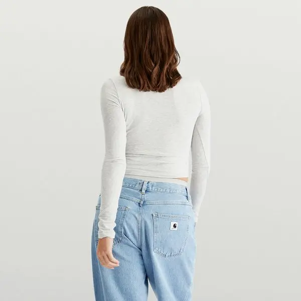 SKIMS Cotton Jersey Long Sleeve T-shirt