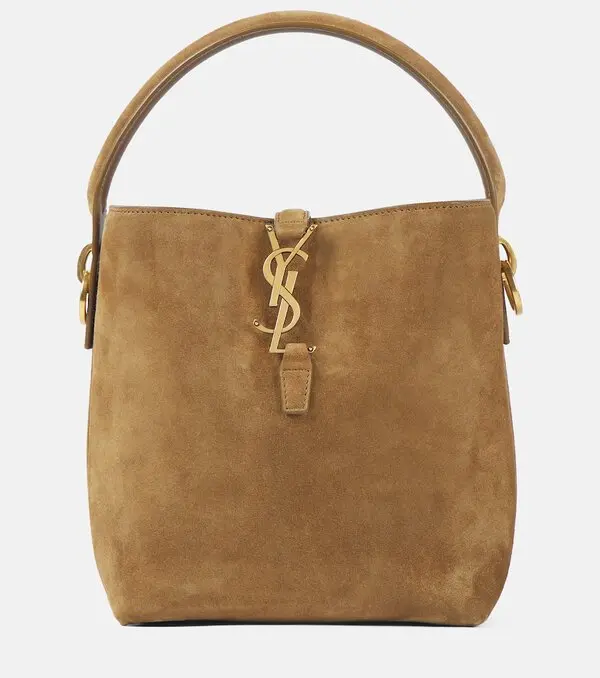 Saint Laurent Le 37 Small Bucket Bag - Beige