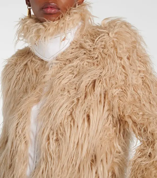 Dries Van Noten Faux Fur Jacket