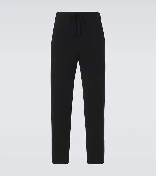GOD'S TRUE CASHMERE Knitted Cashmere Straight Pants - Brown