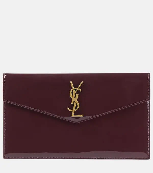 Saint Laurent Uptown Clutch - Burgundy