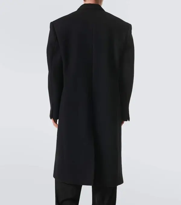 Balenciaga Double-breasted Cashmere And Wool Overcoat