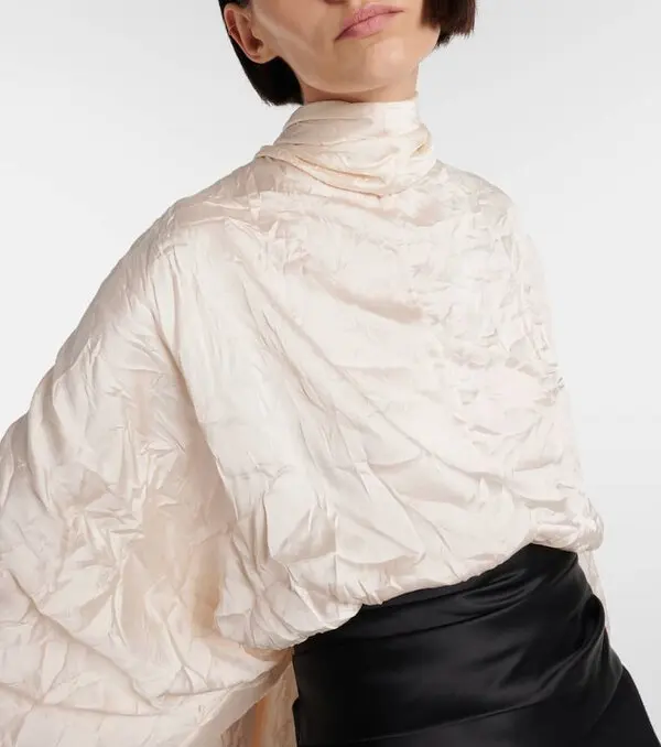 Khaite Bex Satin Top