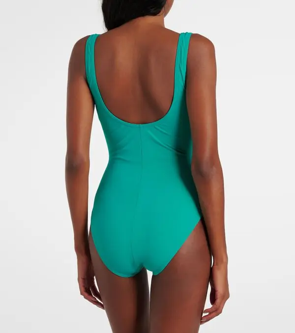 KARLA COLLETTO Draped One-piece Swimsuit - Blue