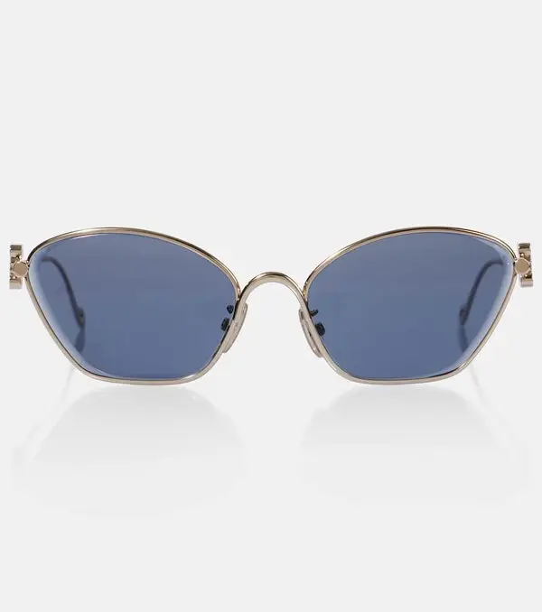Loewe Anagram Cat-eye Sunglasses - Gold