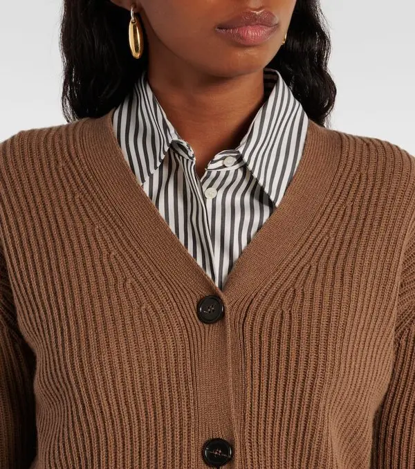 Max Mara Estri Wool And Cashmere Cardigan