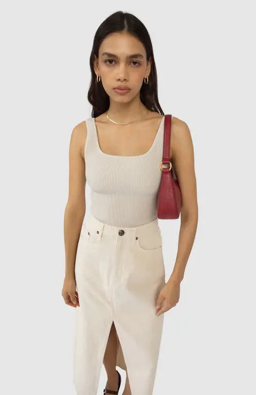 HYER GOODS Upcycled Leather Mini Shoulder Bag