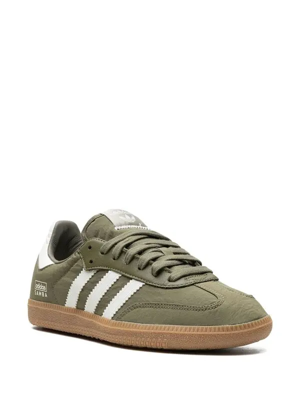 Adidas Samba Reflective Pack Focused Olive Sneakers