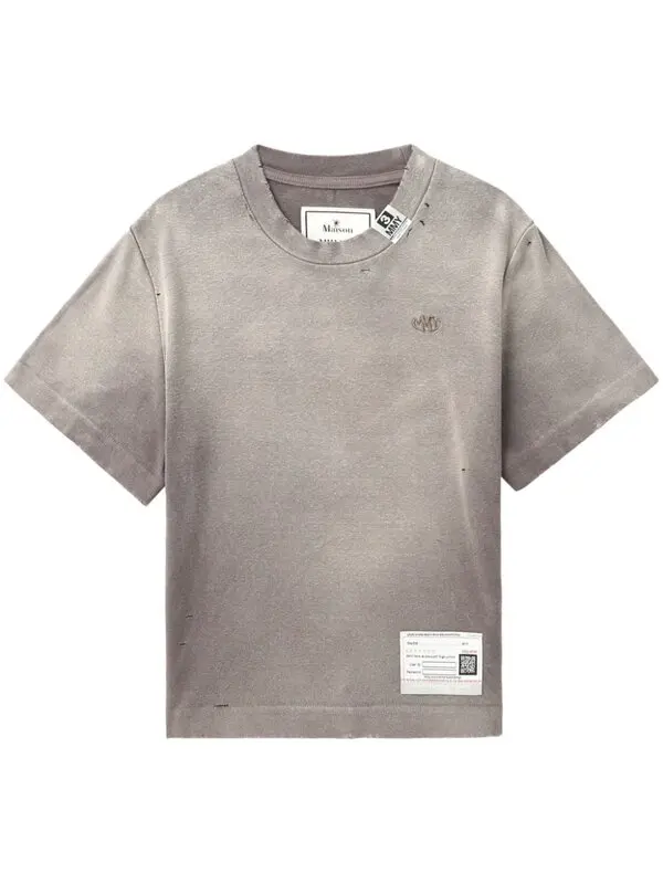 Mihara Yasuhiro Logo-embroidered T-shirt