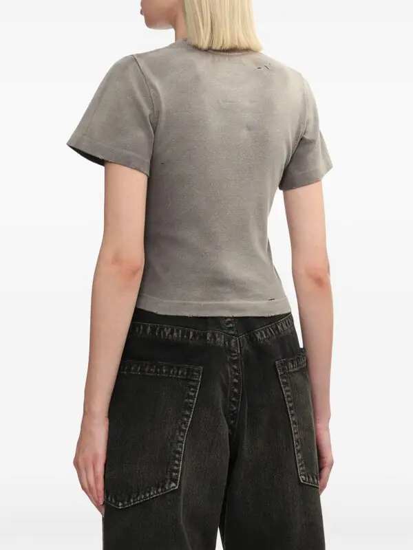 Mihara Yasuhiro Logo-embroidered T-shirt