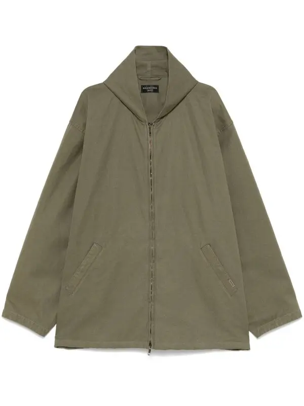Balenciaga Hooded Zip-up Jacket