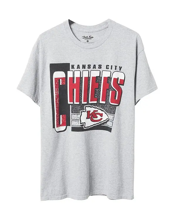 Junk Food Clothing Nfl Kansas City Chiefs Complete Tee - Heather Gray