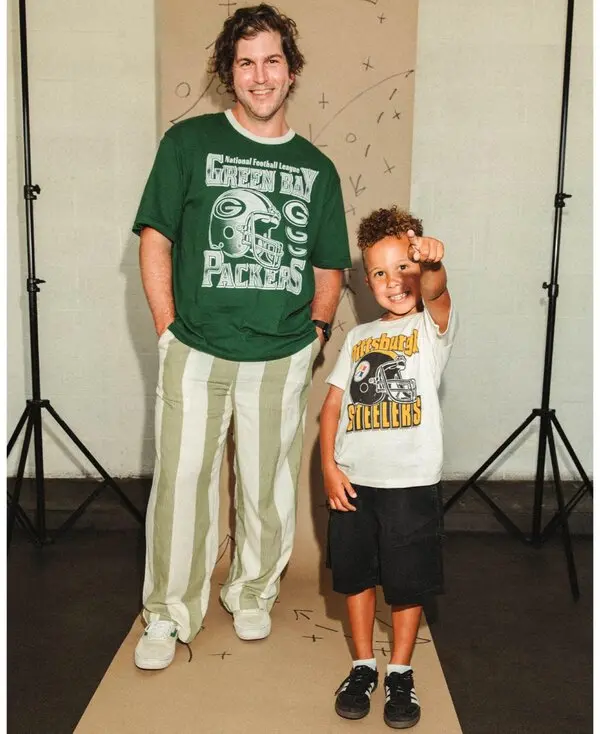 Junk Food Clothing Nfl Green Bay Packers Oversized Ringer Tee - Hunter